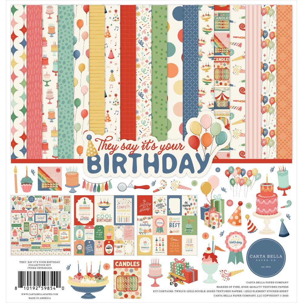 They Say it's your Birthday Collection | All About Scrapbooks Australia