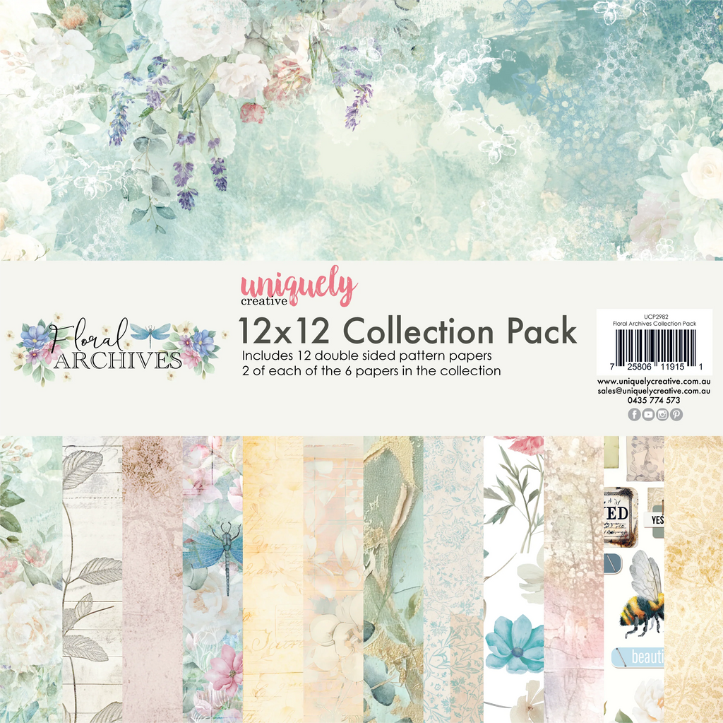 Floral Archives Collection | All About Scrapbooks Australia